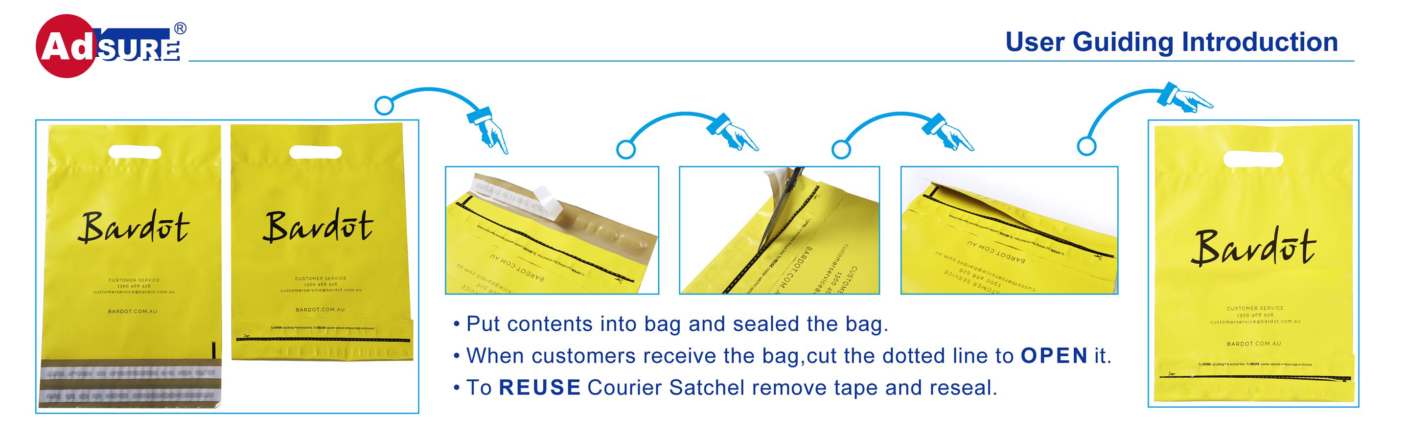 Returnable Courier Satchels - Adsure