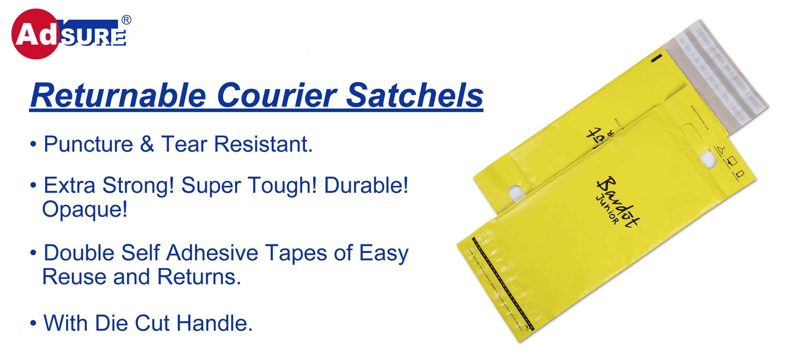 Returnable Courier Satchels - Adsure
