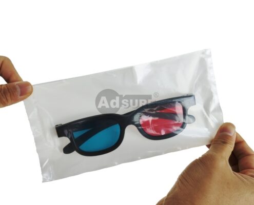 Front Clear Back White Pre-Opened Autobag Bags -Adsure