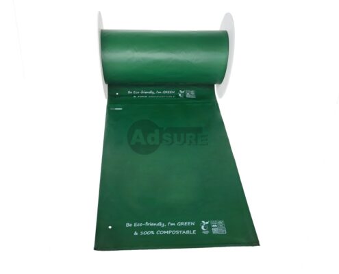Compostable Autobagger Bags On A Roll Manufacturer